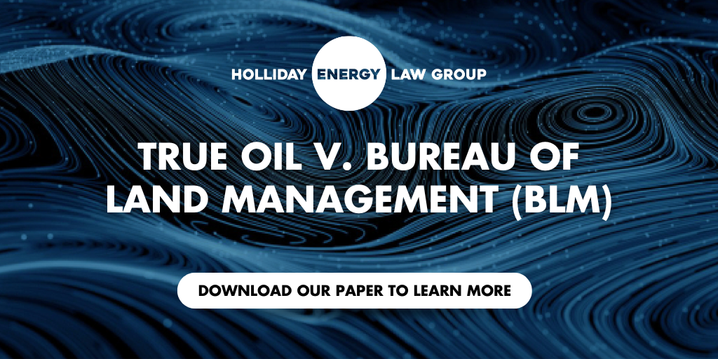 True Oil V. BLM